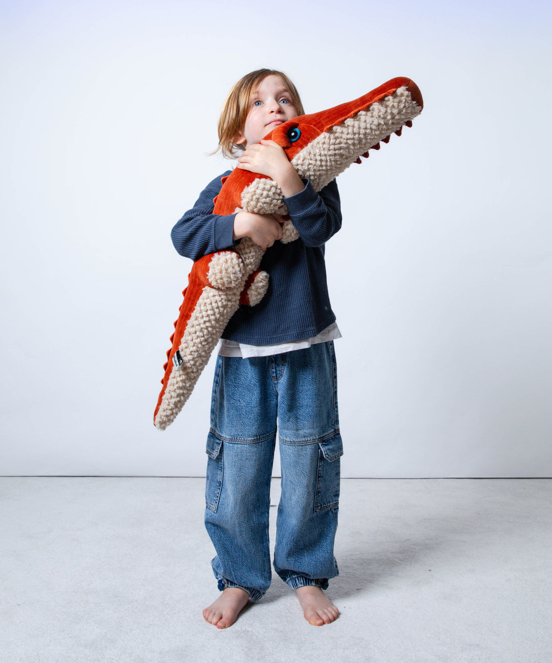 BigStuffed Crocodile: Colorful, Large Plush Toy